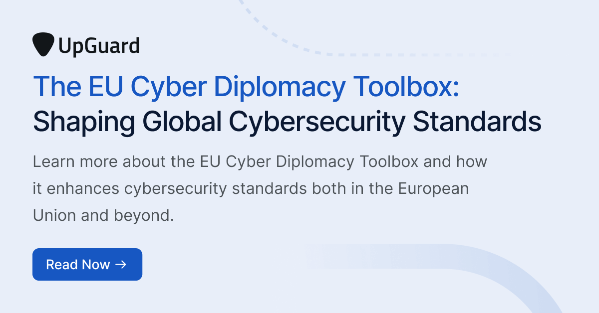 The EU Cyber Diplomacy Toolbox: Shaping Global Cybersecurity Standards | UpGuard